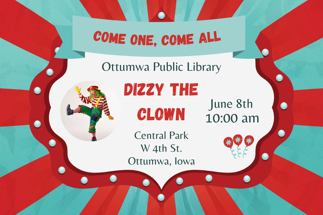Dizzy the Clown - Ottumwa Public Library