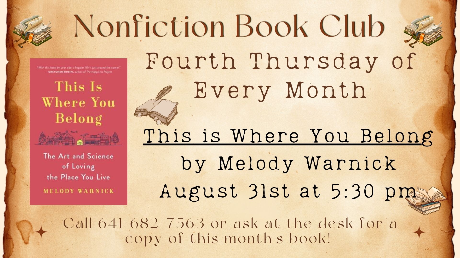 Nonfiction Book Club - Ottumwa Public Library