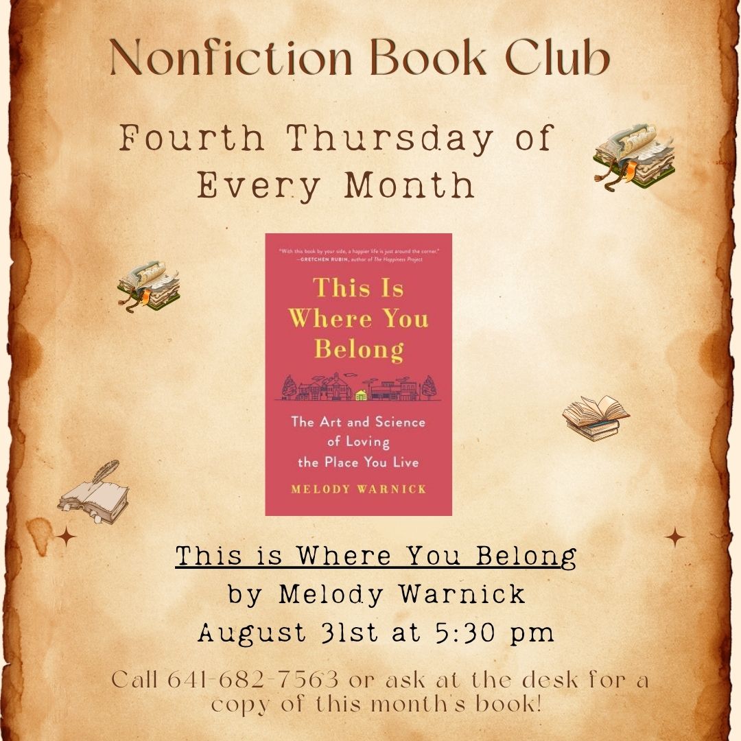 Nonfiction Book Club - Ottumwa Public Library