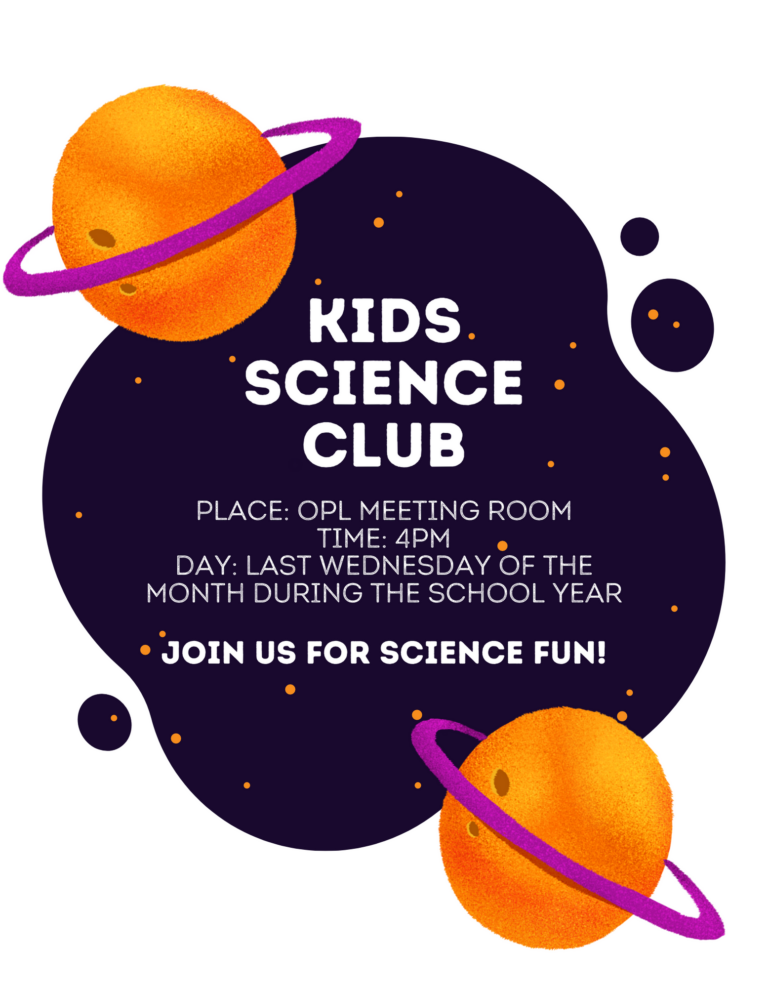 February Kids Science Club - Ottumwa Public Library