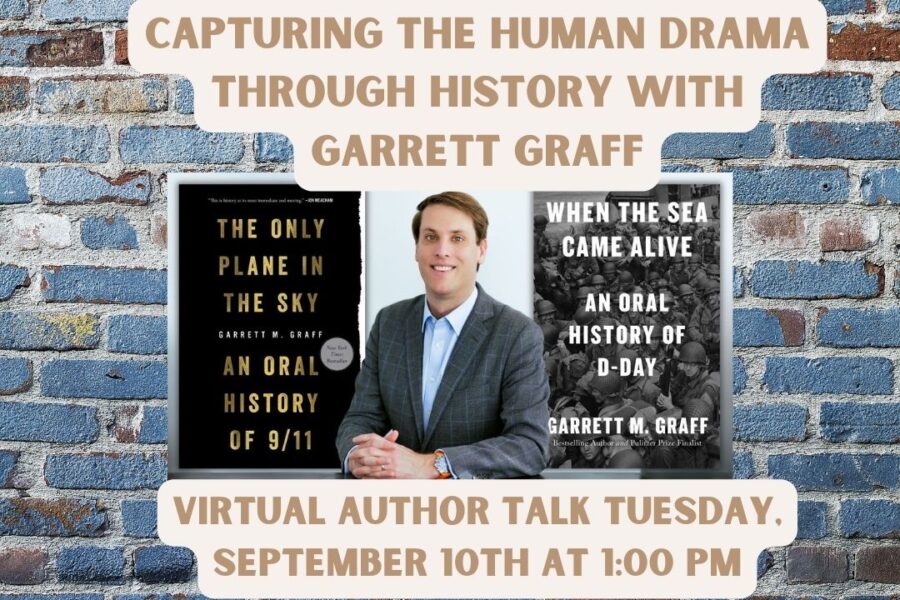 Virtual Author Talk with Garrett M. Graff - Ottumwa Public Library