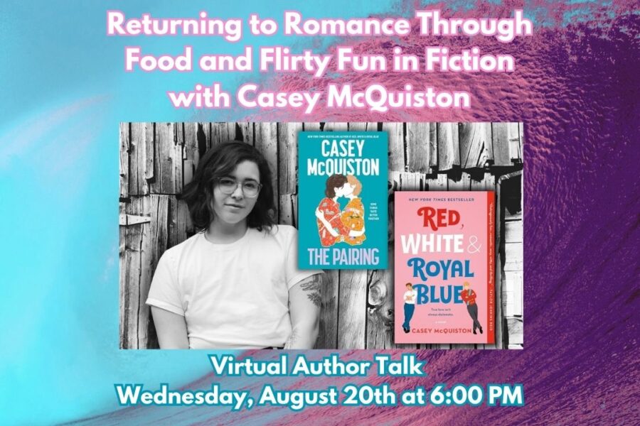 Virtual Author Talk with Casey McQuiston - Ottumwa Public Library