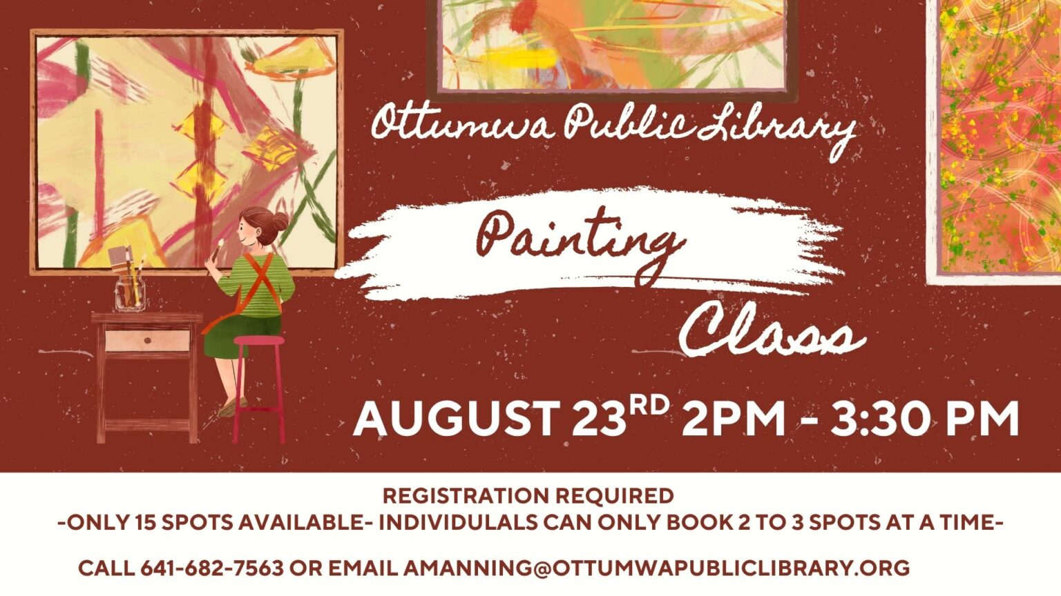 Painting Class - Ottumwa Public Library